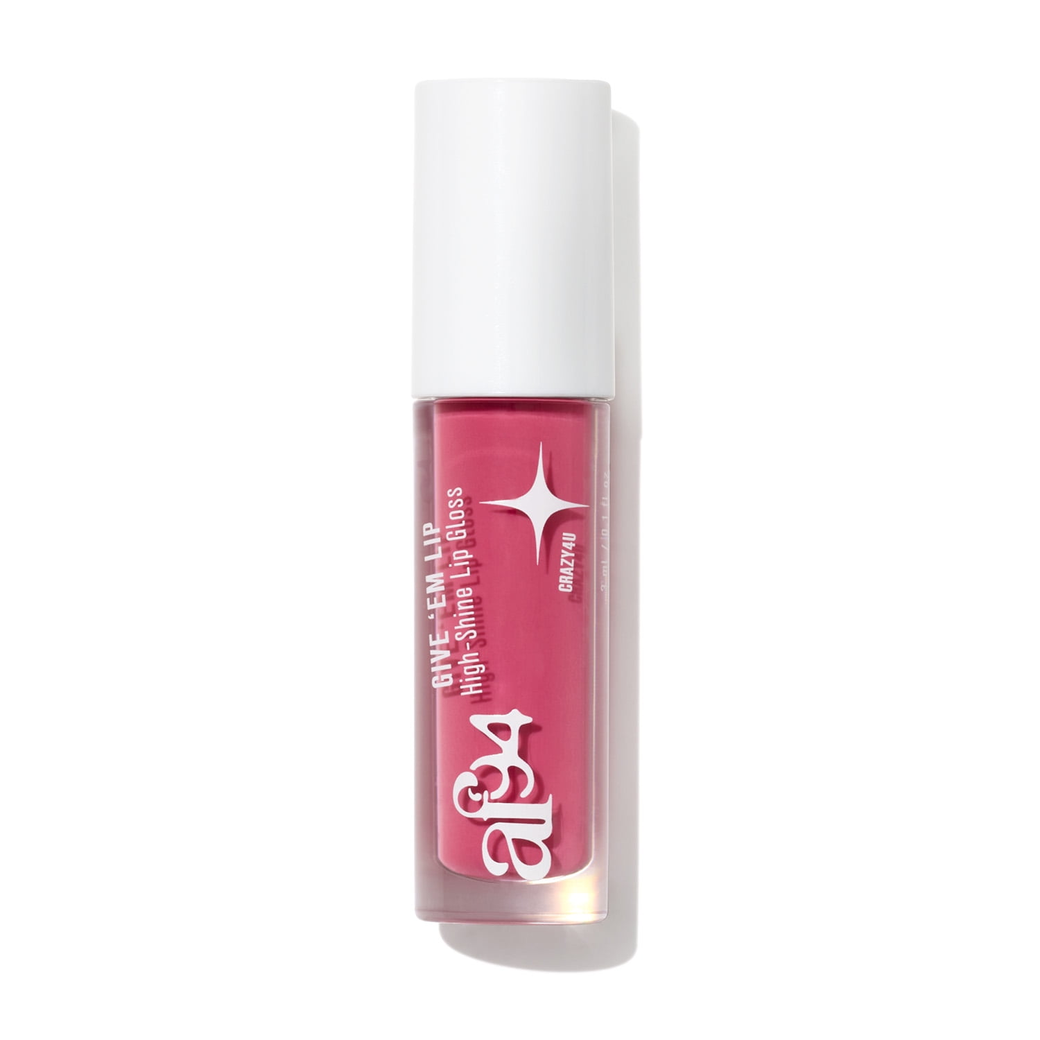 af94 Give Em Lip High Shine Lip Gloss, Crazy4U, Pink - Walmart.com
