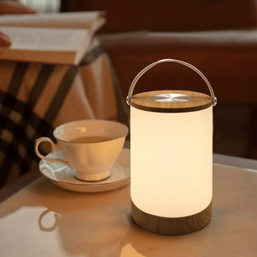 2 Pack Small Portable LED Night Light, Cordless Battery Powered, Eye ...