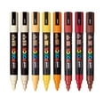 POSCA PC-5M Water-Based Markers, Reversible Medium Tip 1.8-2.5mm, Warm ...