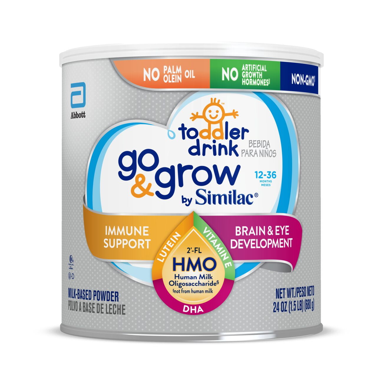 Go & Grow by Similac Toddler Drink with 2’-FL HMO for Immune Support ...
