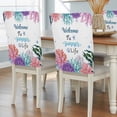 6 Pack Summer Ocean Chair Back Covers Welcome to Life Color Coral Shell ...