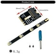 M.2 A+E to NVME Adapter M.2 WIFI Interfaces A+E Key to M Key PCIE4.0 Risers Card with Bracket ...