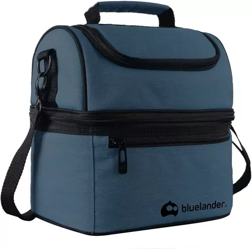 Lonchera Térmica Portátil de Dos Pisos Bluelander CBHH-0089 | Walmart ...
