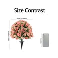 Artificial Flower Rose Ground Stake, Spring Summer Garden Decorations ...
