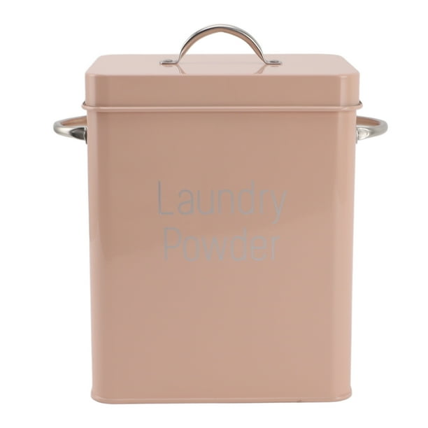 Metal Laundry Room Container, 1.5kg Stainless Steel Laundry Detergent ...