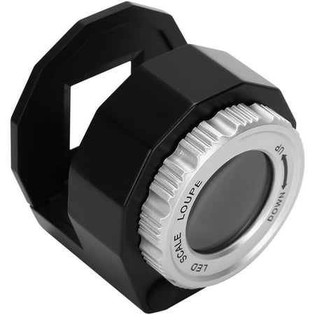 Scale Magnifier with LED Light Loupe Magnifying Glass Thread Counter ...