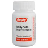 Rugby Daily-Vite Multivitamin Vitamin Supplement - 100 Tablets ...