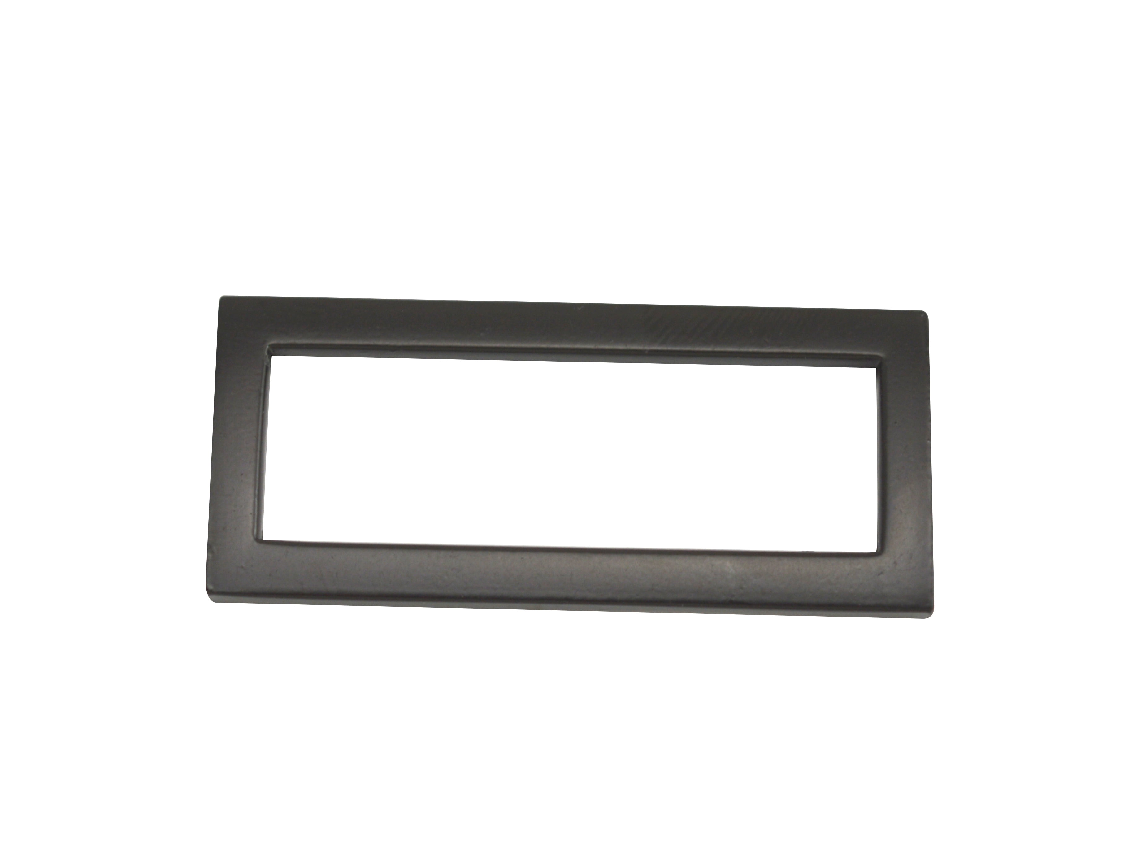Fenggtonqii 1.5" Inner Length Black Zinc Alloy Closed Angle Rectangle ...