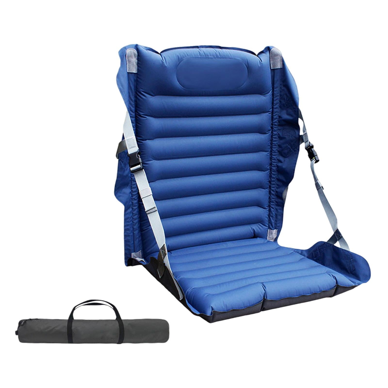 Folding Stadium Seat, Floor Chair with Back Support, Inflatable ...