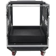Sound Town 12U PA DJ Pro Audio Rack/Road ATA Case with 2U Drawer, 11U ...