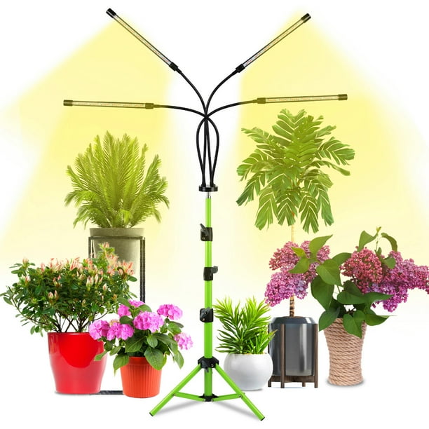 Grow Light for Indoor Plant with Stand, Full Spectrum Grow Light with ...