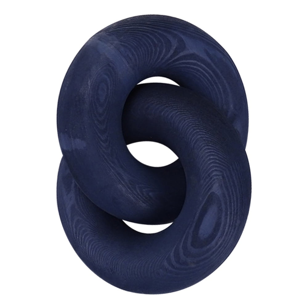 Wood Chain Link Decor, Hand Boho Carved Decor for Table , Shelf Decor ...