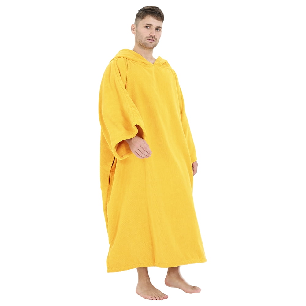 Winthome Surf Poncho Changing Robe with Hood and Pocket Microfiber ...