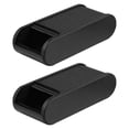 CATIEBYE 2Pcs Car Trunk Organizer Black Plastic Storage Box for Drivers ...