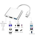 USB-C to HDMI Adapter (Supports 4K / 30Hz) - Type- C 3 in 1 Converter ...