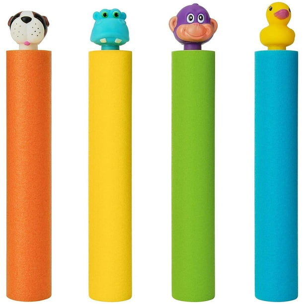 KCSD 4 Pack Water Blaster Soaker Gun for Kids, Pull-Type Water Shooter ...