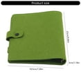 Felt Cloth 4 Rings Binder for Refillable Journal Planner 18.5x23cm ...