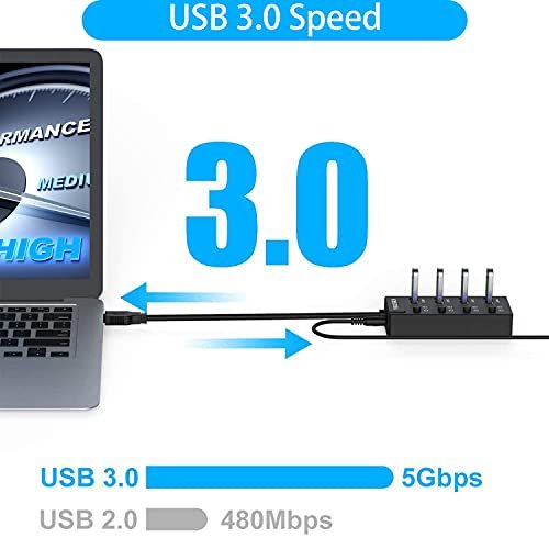 Concentrador USB 3.0, divisor USB, adaptador de concentrador de datos | Bodega Aurrera en línea