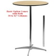 "Banquet Tables Pro 30"" Round Highboy Cocktail Table with 30"" & 42 ...