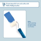 Hello Hobby 2 Piece Foam Paint Brush Set with Handle, 2.25" - Walmart.com