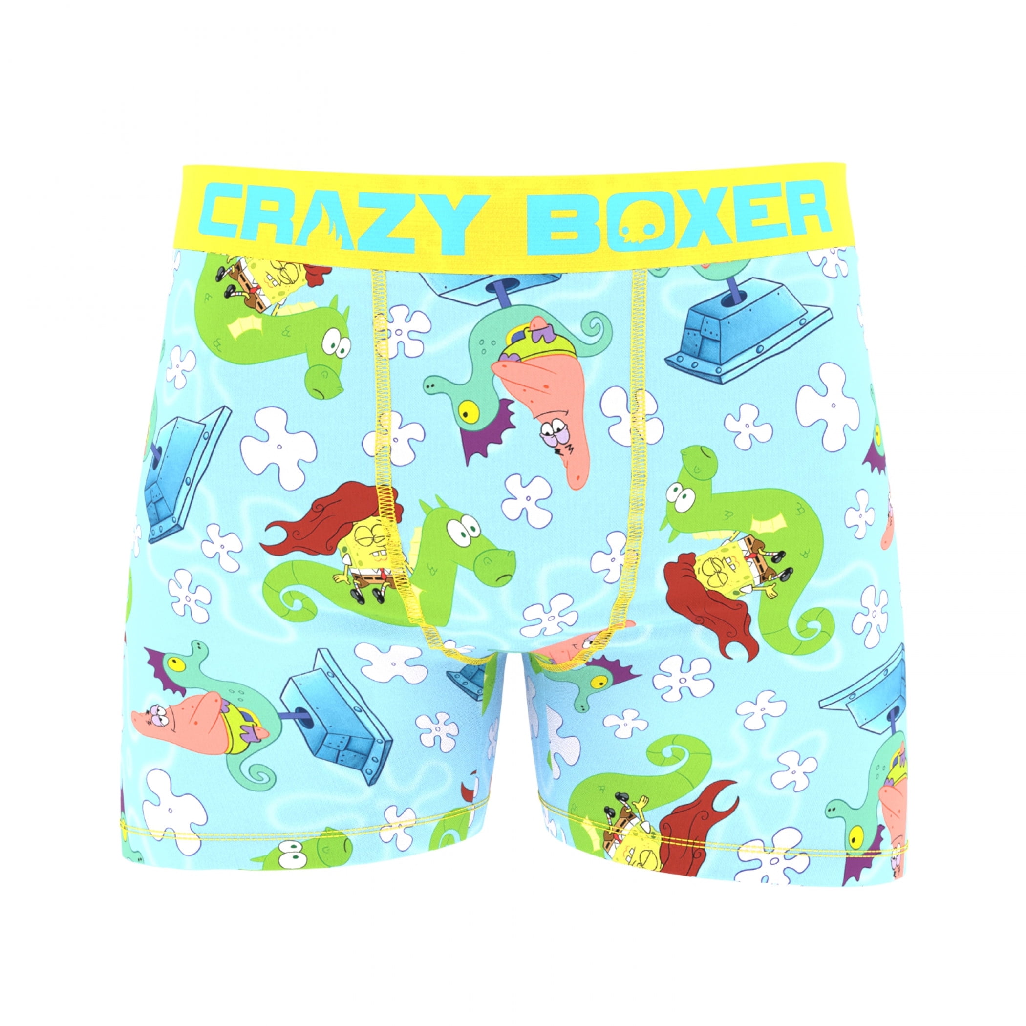 Spongebob Squarepants Seahorses Boxer Briefs-Large (36-38) - Walmart.com