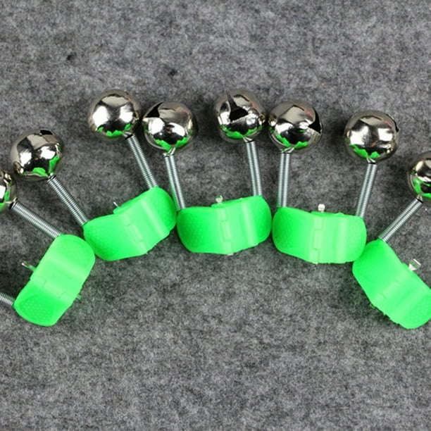 Fishing Iron Bell Twin Rod Tip Fish Bait tip bell Fish Bite Bell Alarm ...