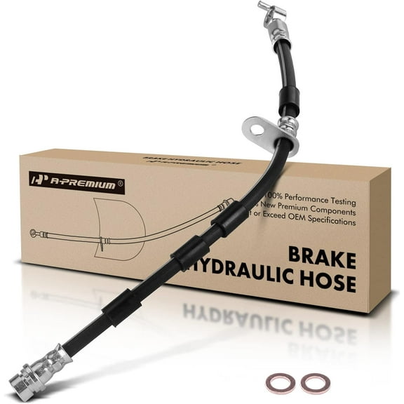 A-Premium Front Brake Hydraulic Hose Compatible with Select Ford, Mazda ...