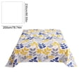 78.7*90.5 Inches Abstract Floral Cotton Sheet, Easy Care Mattress ...