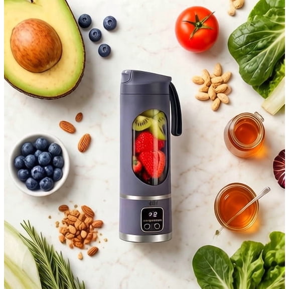 Hendoct HS-860 Portable Blender, USB Rechargeable Heating Juicer Cup ...