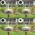 YDLW Solar Fountain Pump 1.4W Floating Water Feature for Bird Bath ...