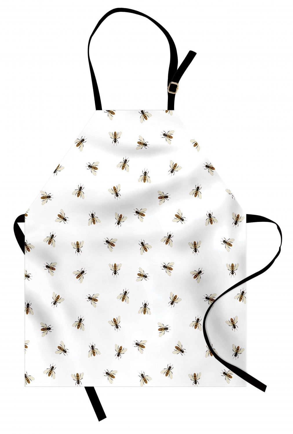 Queen Bee Apron, Hand Drawn Flying Insects on a Plain Background ...