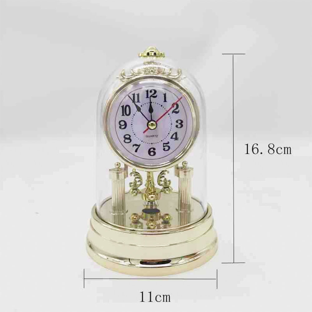 Desktop Decoration Clock Watch Home Office Silent Plastic Clock for ...