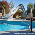 Global Pool Products RIP Tide Inground Swimming Pool Water Slide Deck ...