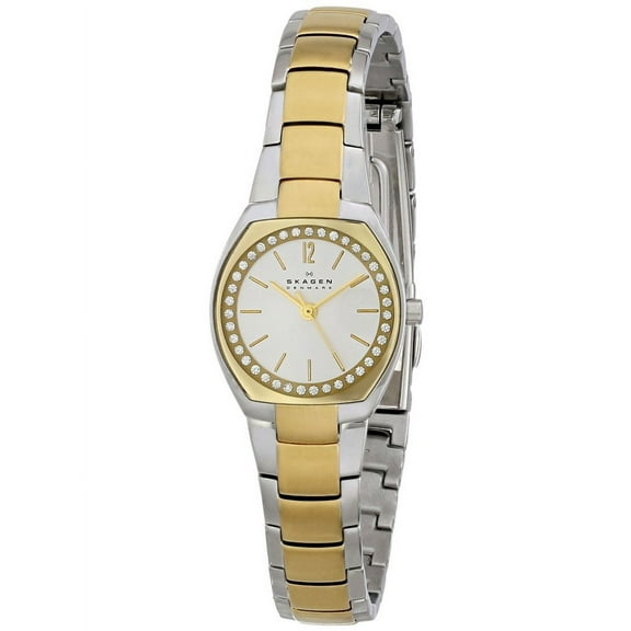 96R200 26mm Silver Steel Bracelet & Case Mineral Women's Watch ...