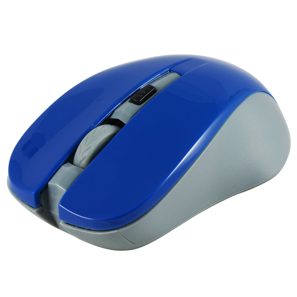 CLiPtec Blue 2.4GHz 1600 Adjustable High DPI Wireless USB Optical Mouse ...