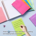 4x6 Inch Lined Sticky Notes, 9 Pack Colorful Self Stick Notes with ...