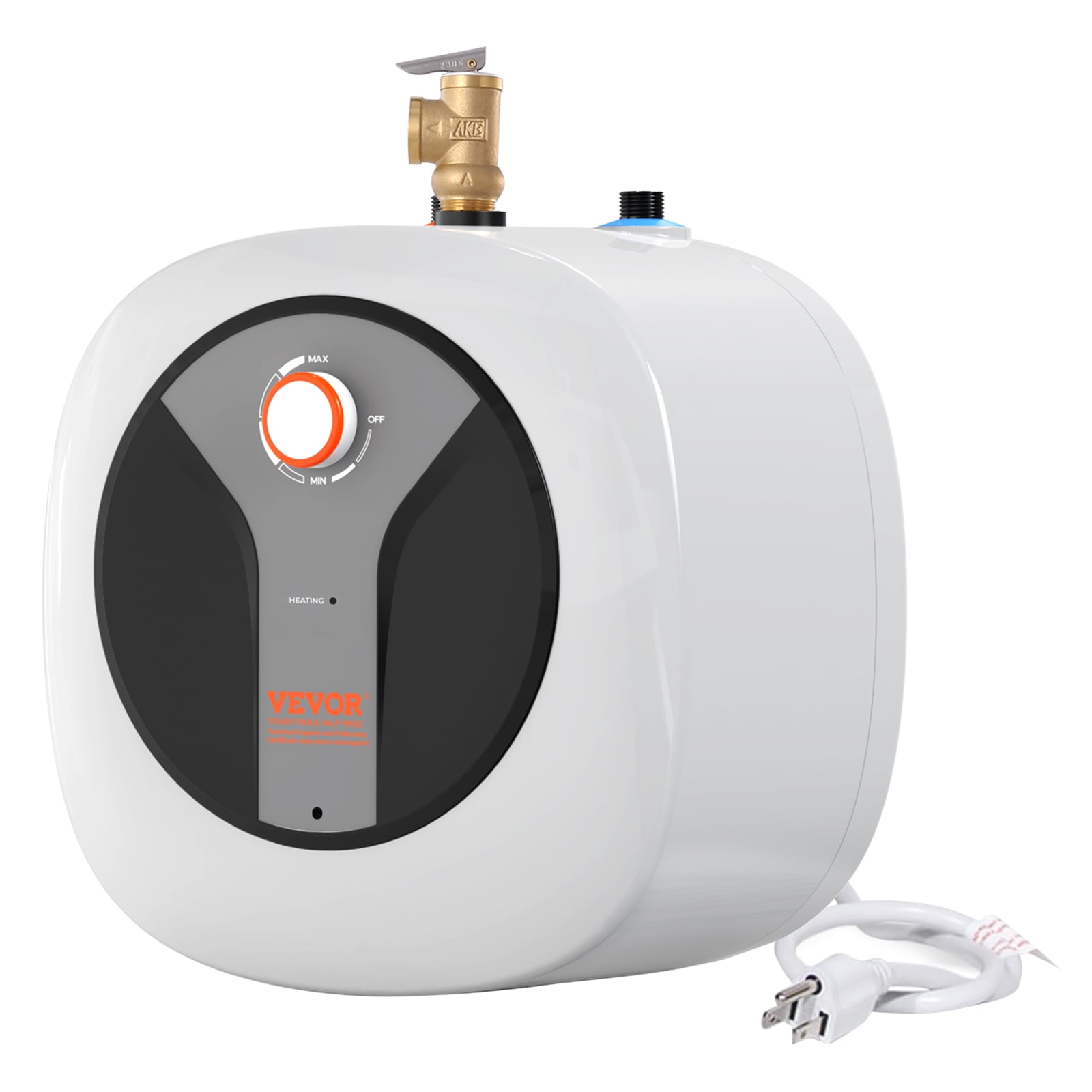 Click here for Vevor Electric Mini-Tank Water Heater 4-Gallon Tan... prices