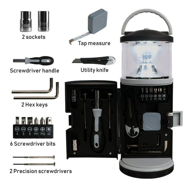 Sakura Multi Functional LED Lantern With Tool Kit Battery Powered ...