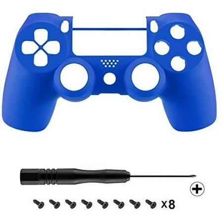 eXtremeRate® Soft Touch Grip Blue Front Housing Shell Faceplate for ...