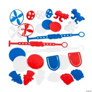 Patriotic Plush Footballs, Fourth of July, Toys, 12 Pieces - Walmart.com