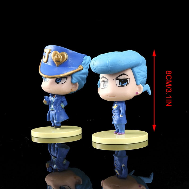 Buy 6pcs/set JOJO's Bizarre Adventure Academia Model Anime Figurine ...