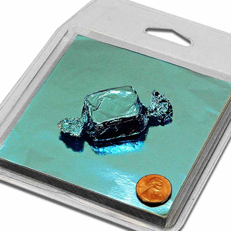 Light Blue Candy Foil Wrappers 4" X 4" by Paper Mart - Walmart.com ...