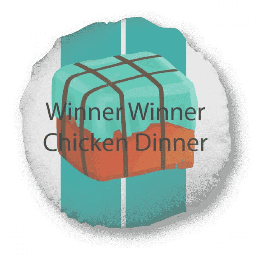 Click here for Unbranded Winner Winner Chicken Dinner Round Throw... prices