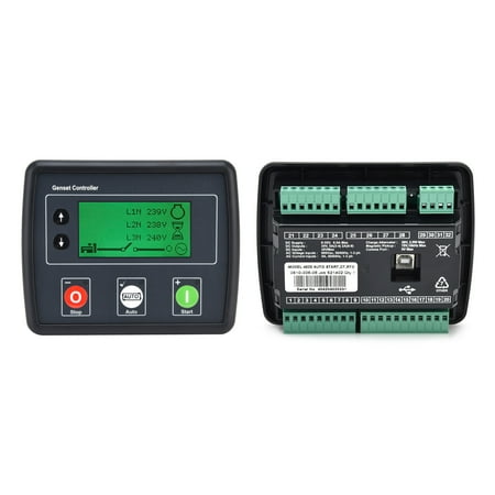 Generator Control Module Panel, DC 8-35V Presettable Genset Controller ...