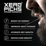 Xero Picks Energy - Variety - Infused Flavored Toothpicks with Caffeine ...