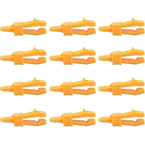 Tarp Clamps Tent Clips 12 Pieces Plastic Tarp Clips For Outdoor ...