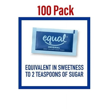 Equal Zero Calorie Sweetener Packets, Sugar Substitute, 2000 Ct ...