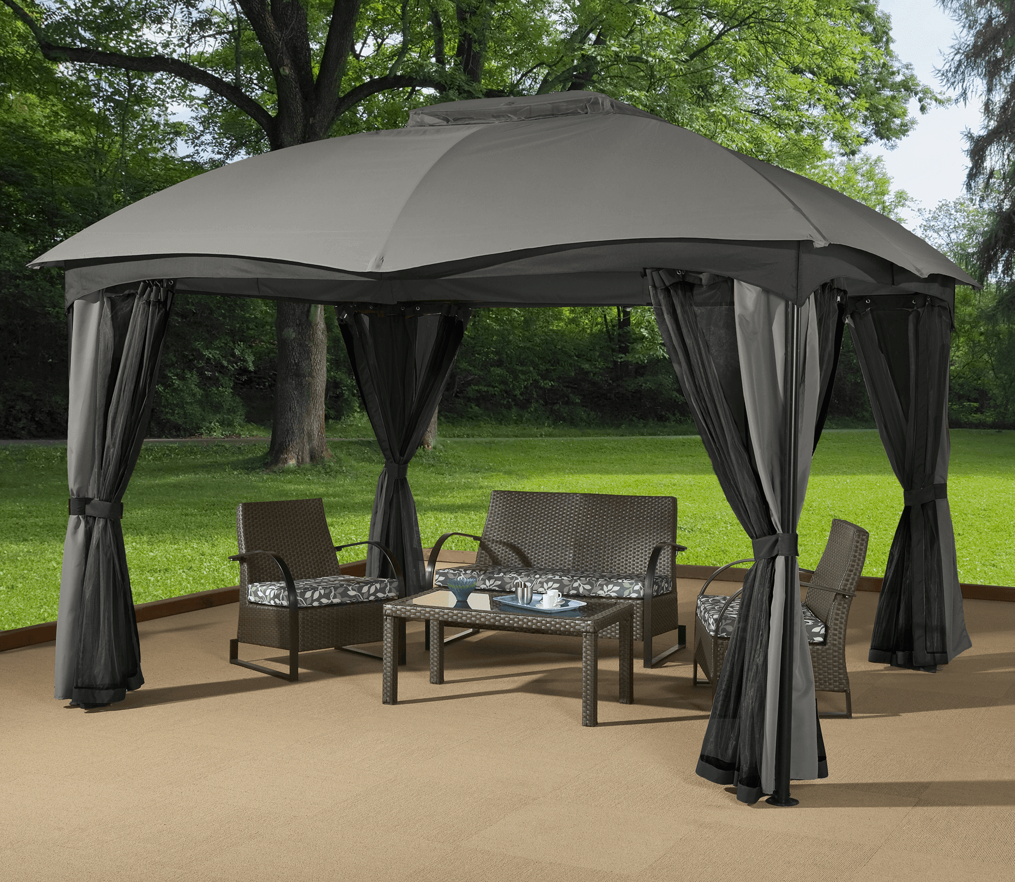 Sojag PHUKET Gazebo 10' x 12' - Walmart.com - Walmart.com
