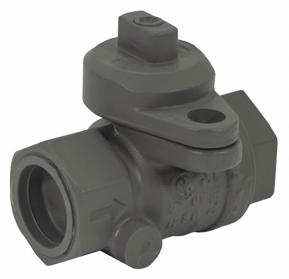 Jomar Valve Gas Ball Valve,Lock Wing,FNPT,1" 240-005P - Walmart.com