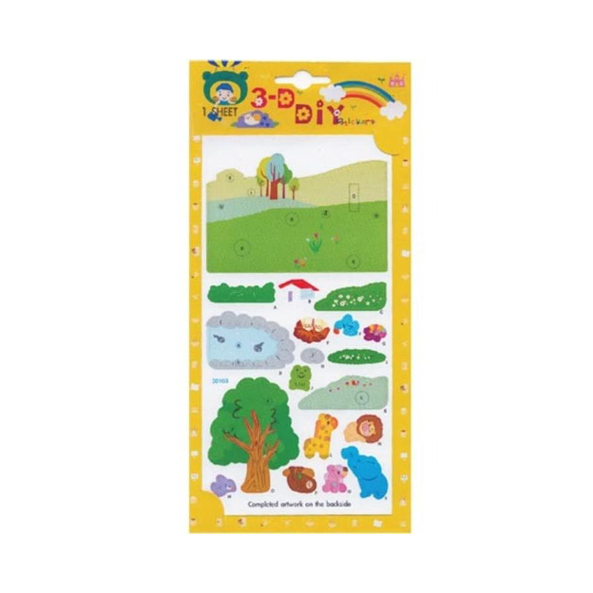 Farm 3D Build-It Stickers - Walmart.com